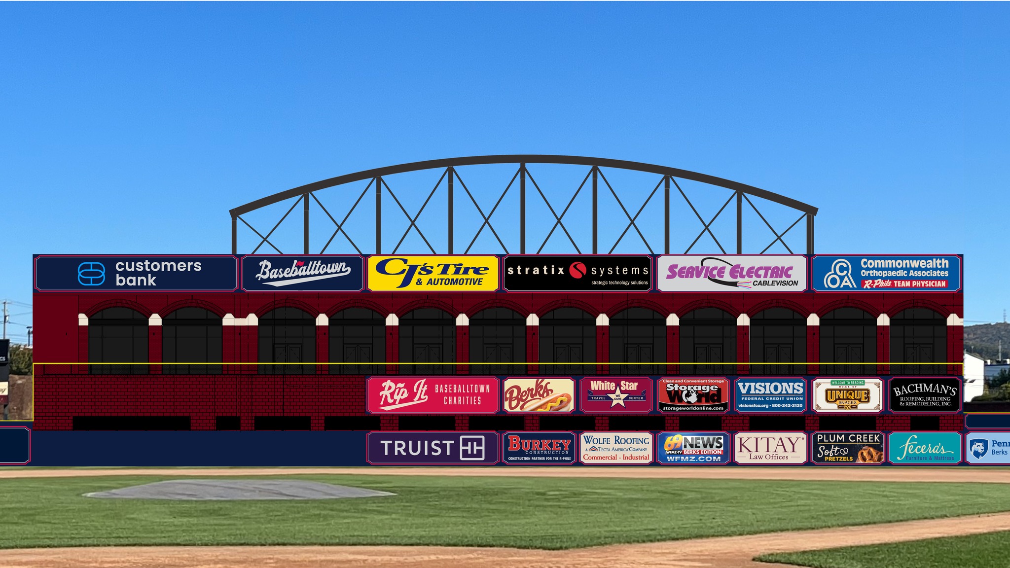 The Reading Fightin Phils Celebrate Milestone in Stadium Renovations ...